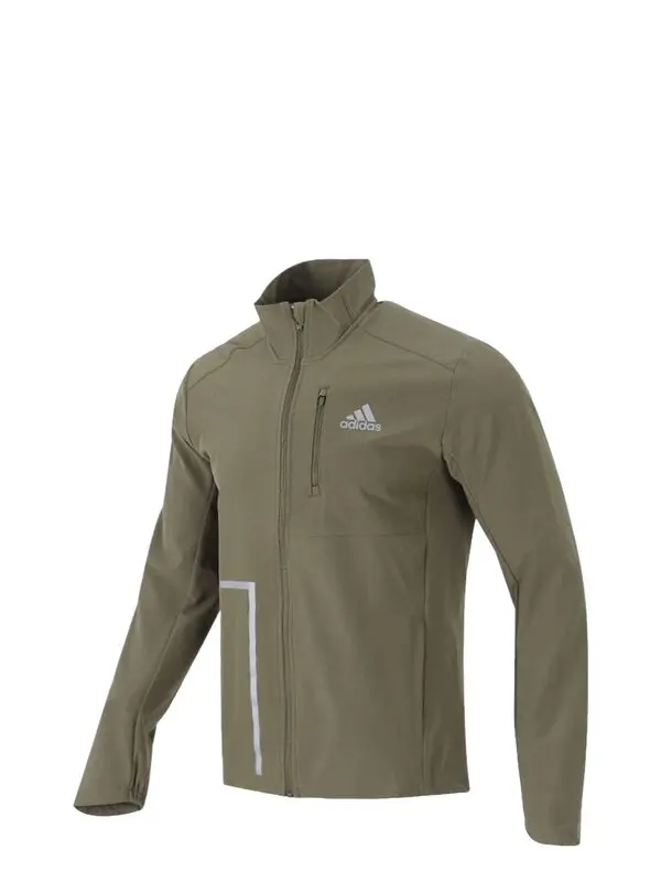 Adidas Logo Printing Sports Stand Collar Jacket - Default Colorway