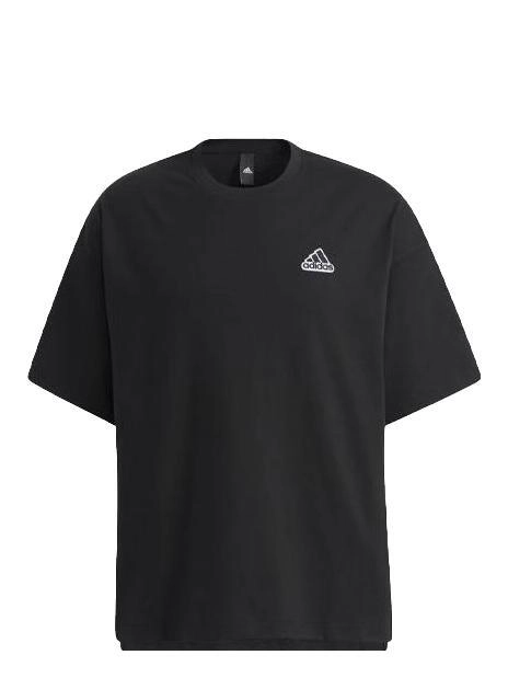 Adidas M Badge Tee Sports Round Collar Male - Black