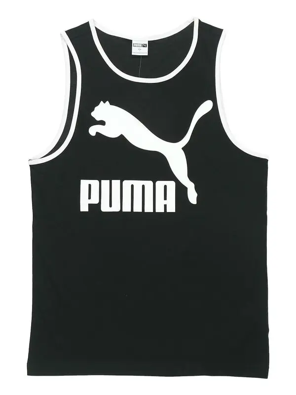 PUMA Classics Logo Tank Top - Black/white