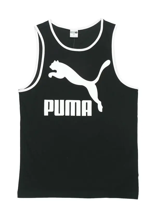 PUMA Classics Logo Tank Top - Black/white