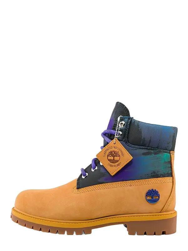 Timberland Heritage 6-inch Waterproof Lace-up Boots - Yellow/purple/blue