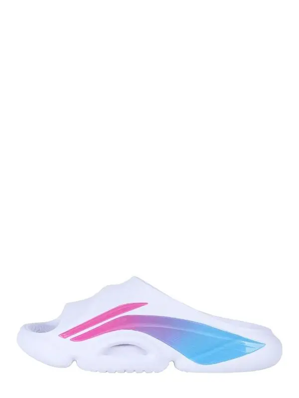 LI-NING Pe Courtside Slides - White/pink/blue
