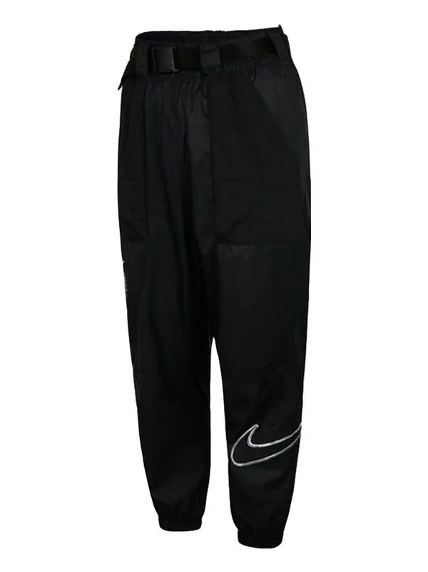 Nike Logo Sports Adjustable Belted Woven Trousers - Default Color