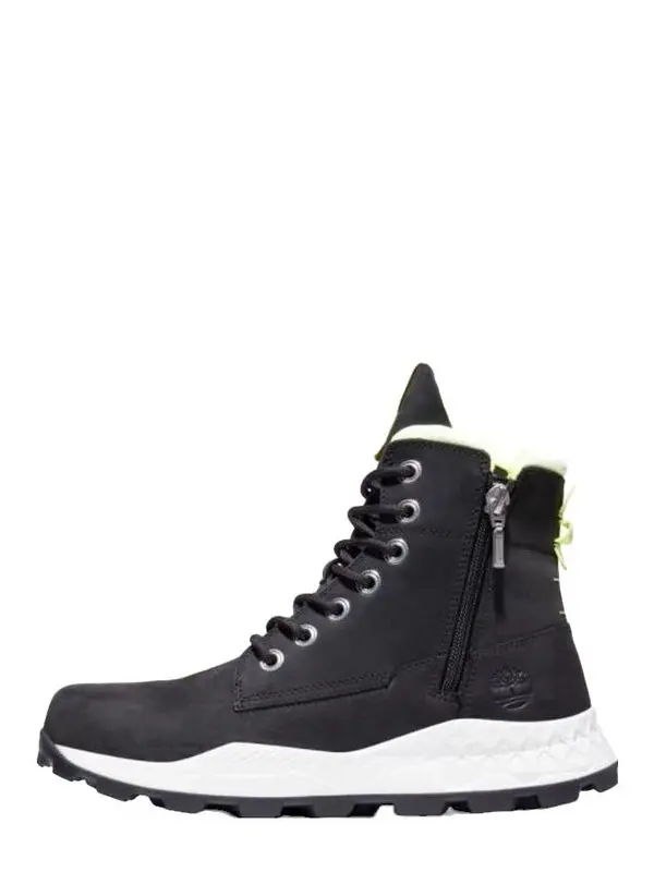 Timberland Brooklyn Side Zip Boot - Black/white/green