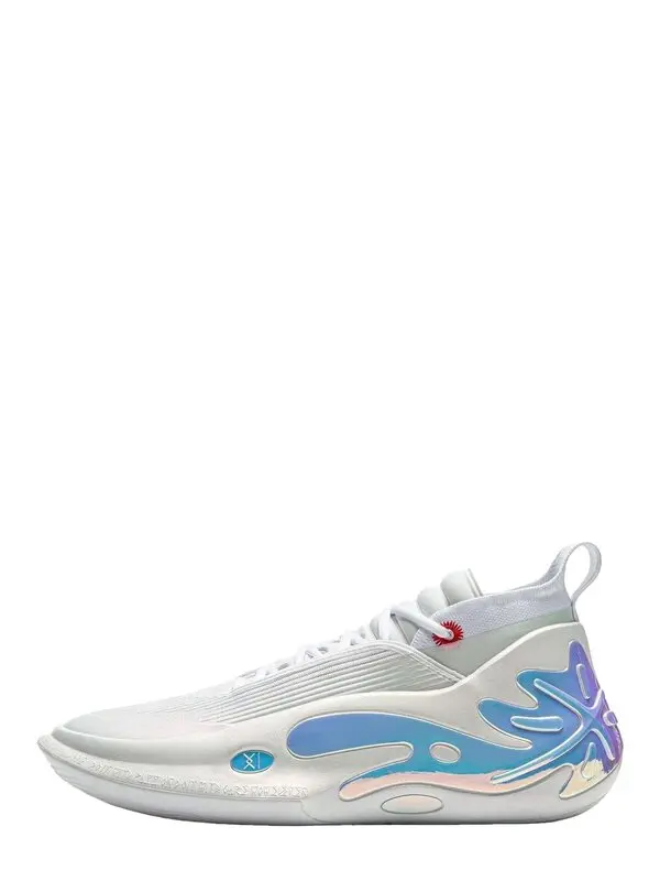 LI-NING Way Of Wade "flash Silver" Athletic Sneakers - Silver/white/blue