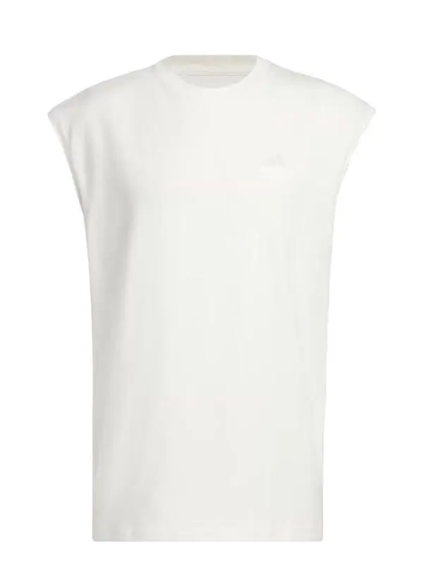 Adidas Select Warm-up Tank Top Logo - White