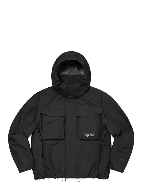 Supreme Gore-tex Paclite Lightweight Shell Jacket - Black