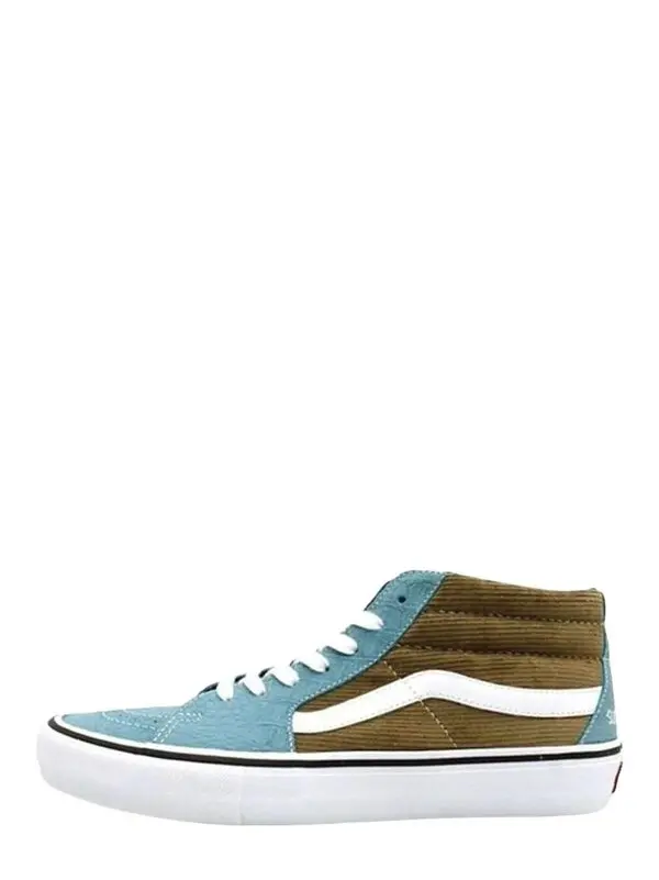 VANS Supreme X Sk8-mid Pro 'corduroy Croc' Sneakers - Blue