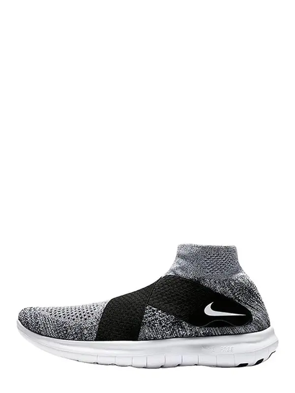 Nike Free Rn Motion Flyknit 2017 Sneakers - Black Wolf Grey