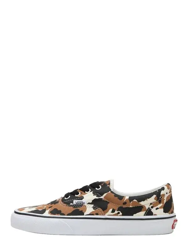 VANS Era "cow" Printed Low Top Sneakers - Cream/brown
