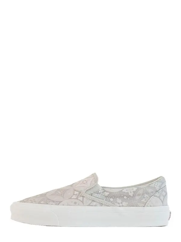 VANS Kith X Vault Og Classic Slip-on Lx 'gray Tile - Gray/white