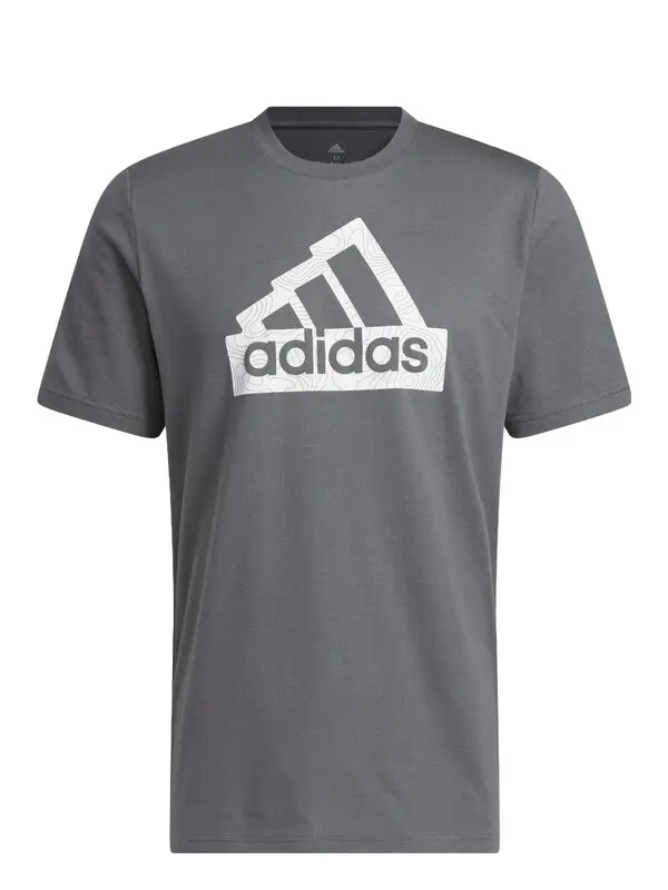 Adidas City Escape Graphic Tee 'grey - Dgh Solid Grey