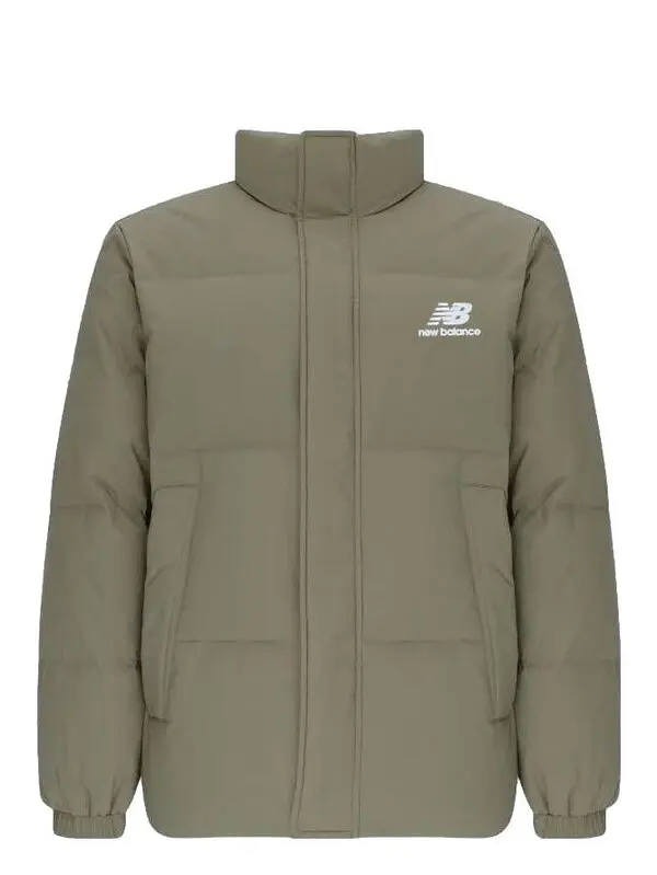 NEW BALANCE Logo Down Jacket - Green