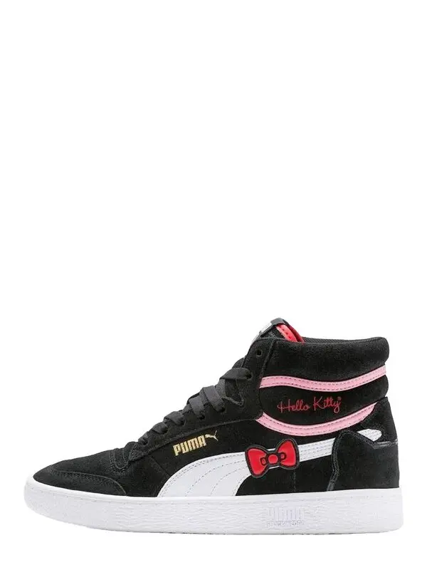 PUMA X Hello Kitty Ralph Sampson Mid Sneakers - Black/white