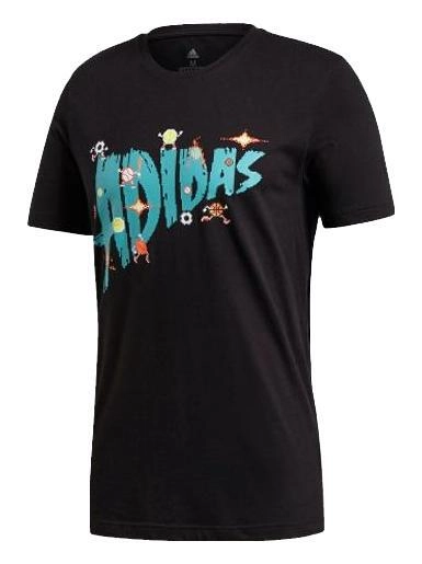 Adidas Short Sleeve Graphic Tee - Black