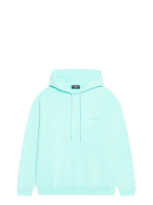Balenciaga Logo Hoodie - Terquesa