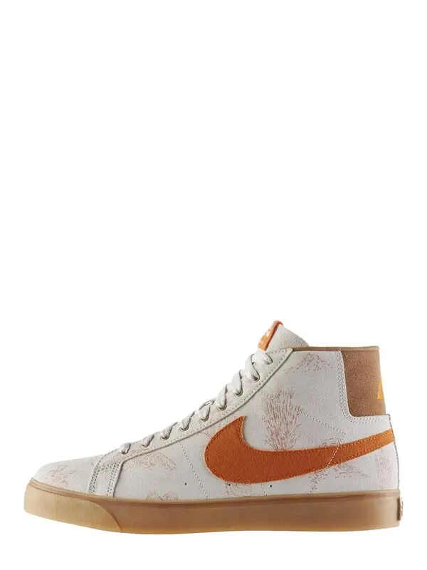 Nike Zoom Blazer Canvas High Top Sneakers - Light/light Brown