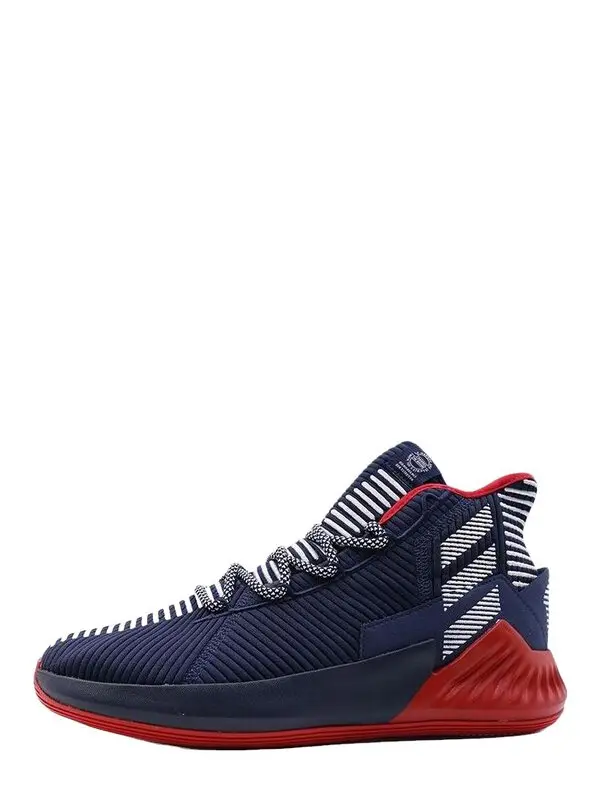 Adidas D Rose 9 Athletic Sneakers - Blue/red