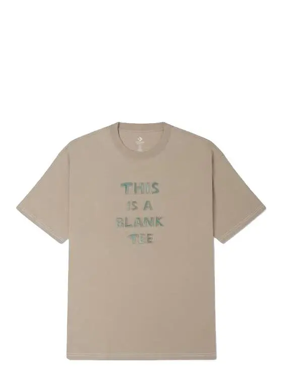 CONVERSE Logo T-shirt Asia Sizing - Beige