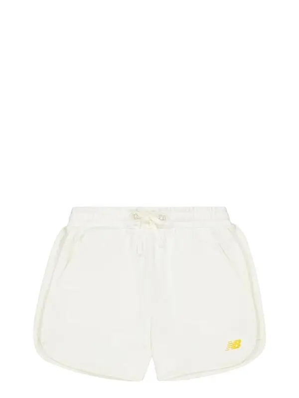 NEW BALANCE High-rise Shorts With Logo - White