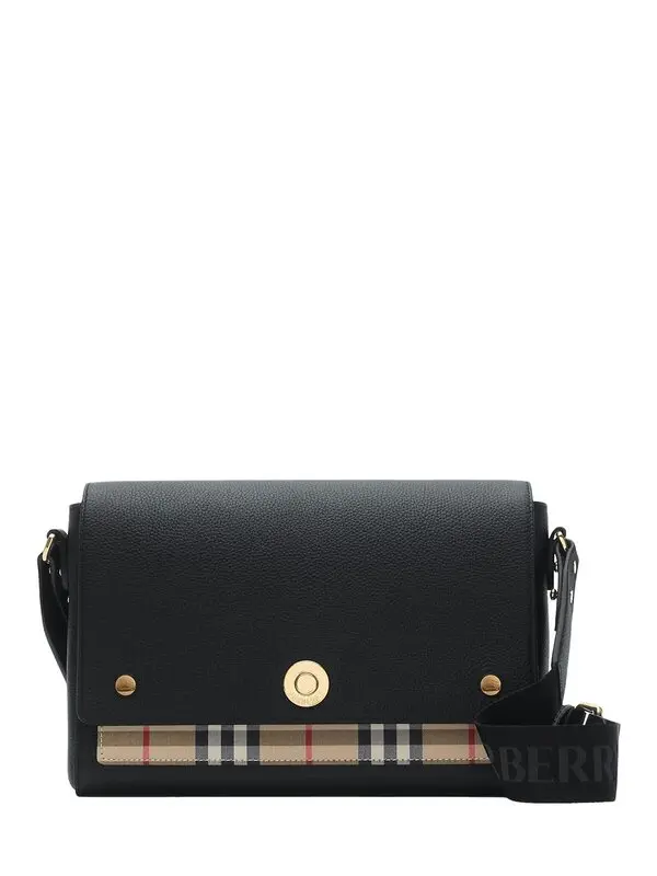 Burberry Calfskin Crossbody Bag - Black