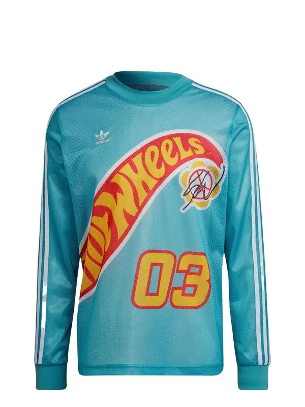 Adidas X Sean Wotherspoon X Hot Wheels Long Sleeve T-shirt - Blue