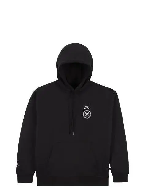 Nike X Yuto Graphic Fleece Pullover Hoodie - Black/white