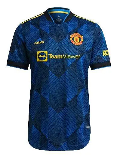 Adidas Manchester United Away Player Edition Short Sleeve Jersey - Blue