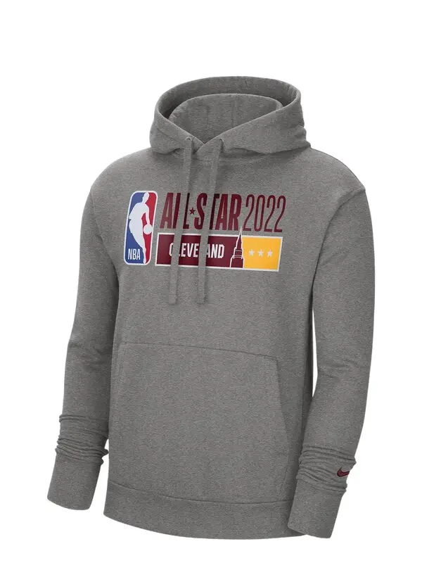 Nike Nba All-star Essential Alphabet Printing Fleece Hoodie - Multi-color