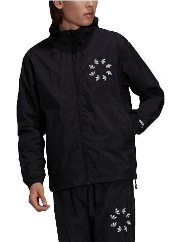 Adidas Originals Logo Pattern Hooded Jacket - Default Color