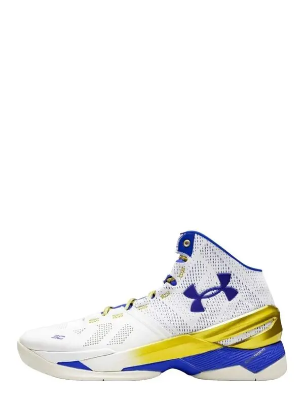Under Armour Curry 2 'gold Rings' High Top Sneakers - White/goldyellowgold