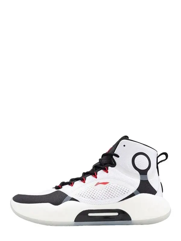 LI-NING Yushuai 14 High Top Basketball Sneakers - Whiteblackred