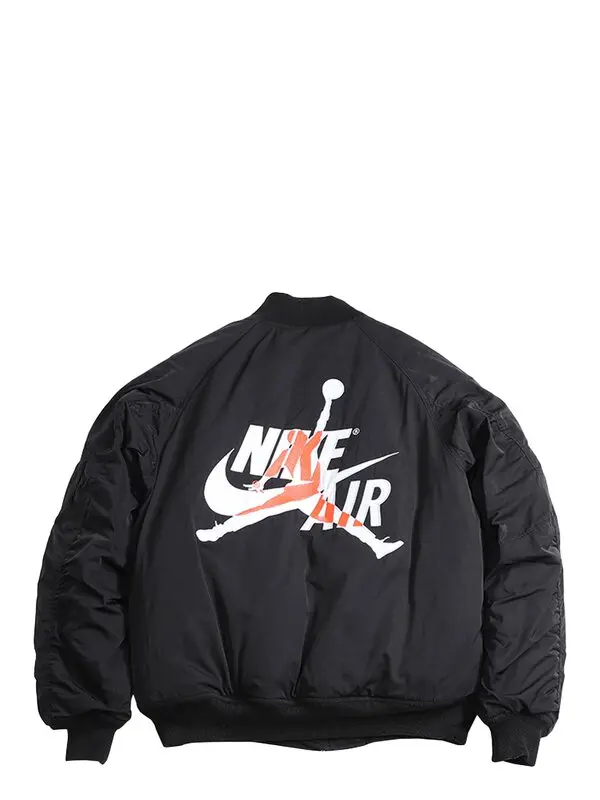 JORDAN Air Wings Ma-1 Bomber Jacket - Black