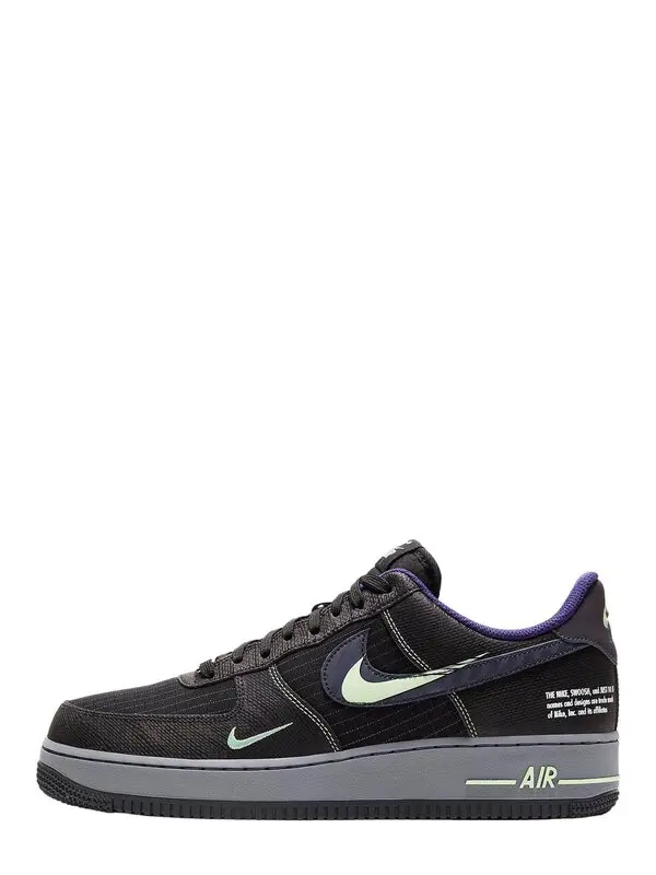 Nike Force 1 '07 Lv8 Low "future Swoosh" Sneakers - Black