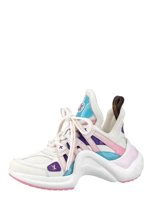 LOUIS VUITTON Archlight 1.0 Sneakers - White/pink/blue