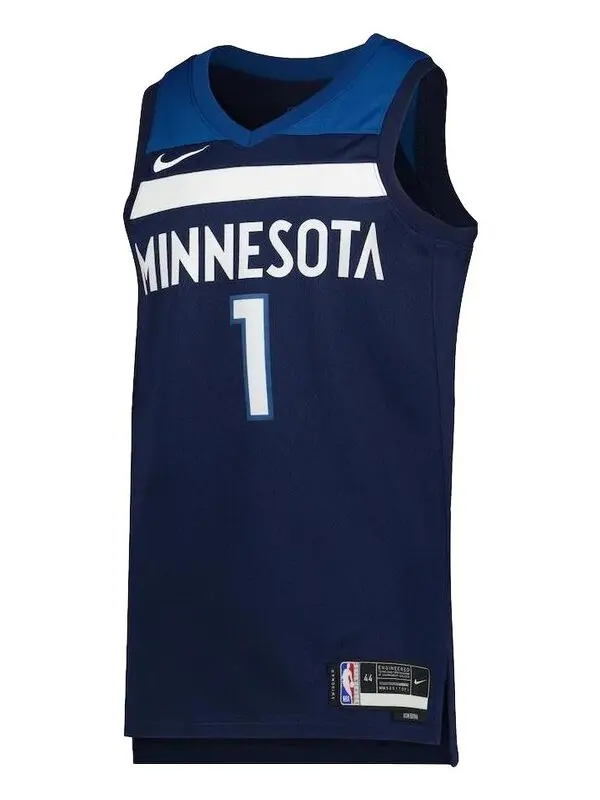 Nike Dri-fit Nba Minnesota Timberwolves Anthony Edwards Swingman Jersey - None