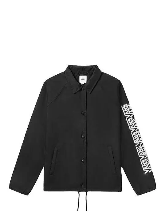 VANS Logo Printing Coach Jacket - Black