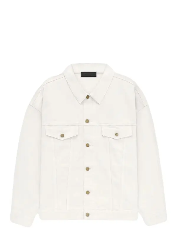 Fear Of God Fw23 Denim Jacket - White/beige
