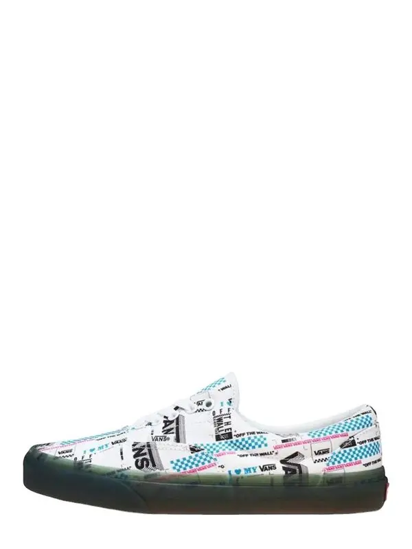 VANS Era Bmx Checkerboard Low Top Sneakers - Whitebluepink