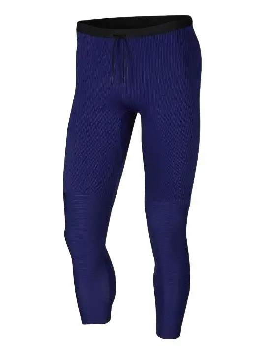 Nike Solid Color Slim Fit Running Sports Pants/trousers/joggers Blue - Multi-color