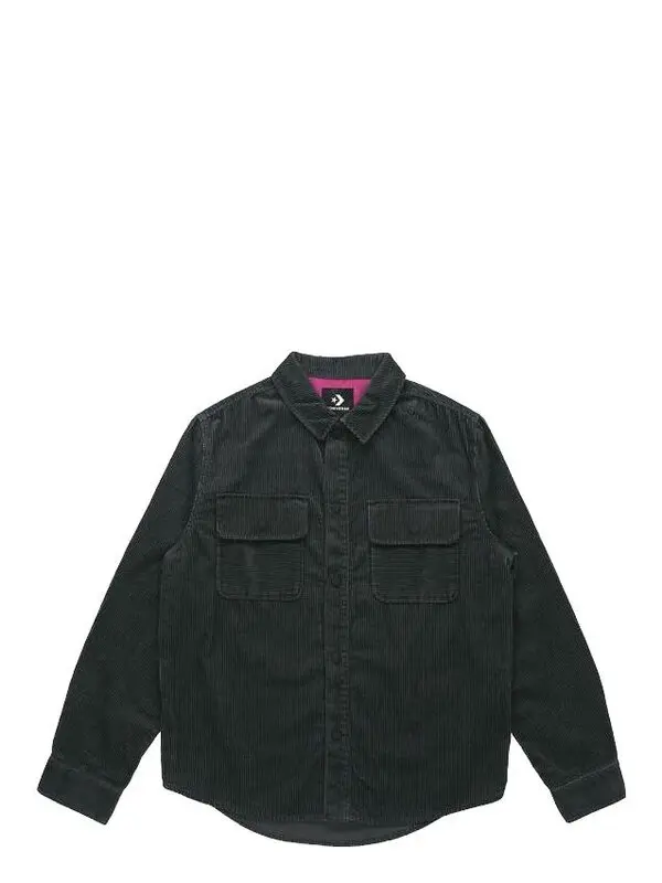 CONVERSE Corduroy Shirt Jacket - Black