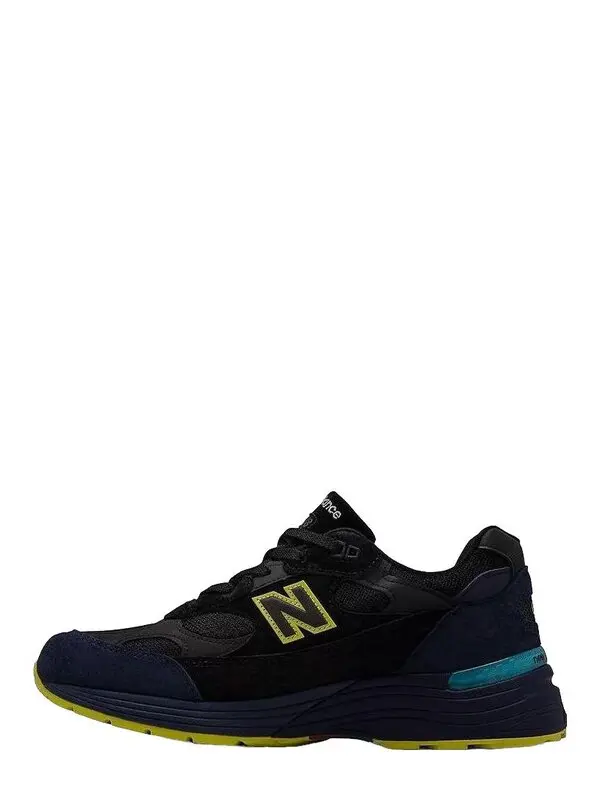 NEW BALANCE 992 "made In Usa" Sneakers - Black/yellow/blue