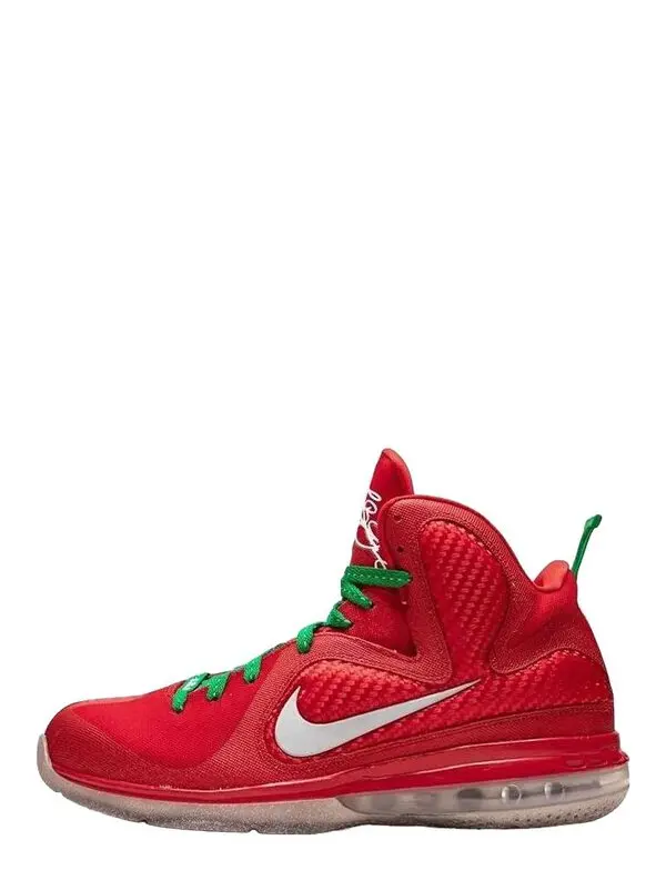 Nike Lebron "christmas" Basketball Sneakers - Red/silver/white