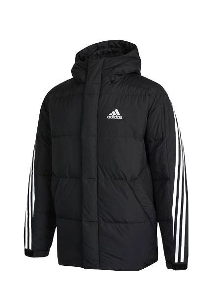 Adidas 3-stripes Puffy Down Hooded Jacket - Default Color