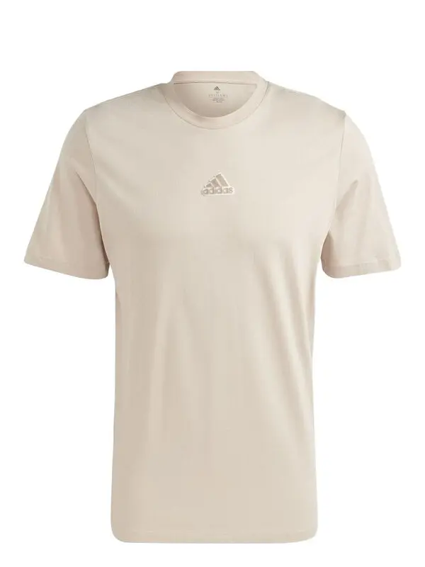 Adidas Elevated Pile Embroidery Logo T-shirts - White