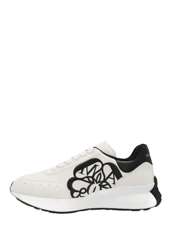 Alexander McQueen Sprint Runner Sneakers - Beige/white/black
