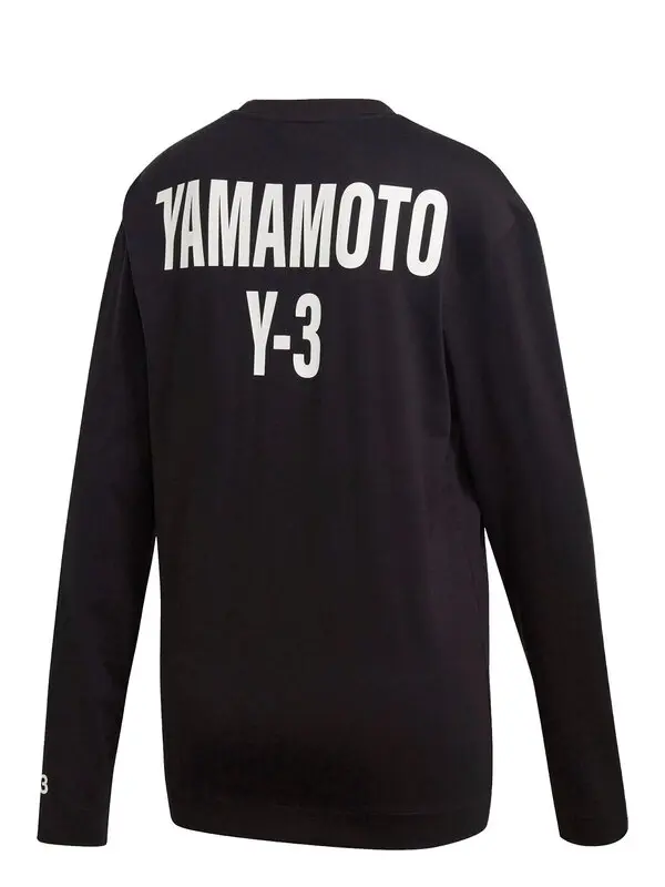Adidas Y-3 Ch2 Back Alphabet Long Sleeves - Black