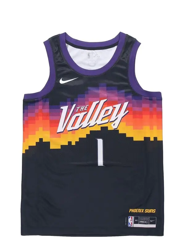 Nike Nba Devin Booker Phoenix Suns 2022/23 Fan Edition Swingman Jersey - Black