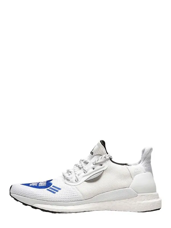 Adidas Human Made X Solar Hu Glide "blue Heart" Sneakers - White/blue