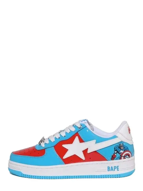 A BATHING APE X Marvel Sta Low "captain America - Default Colorway